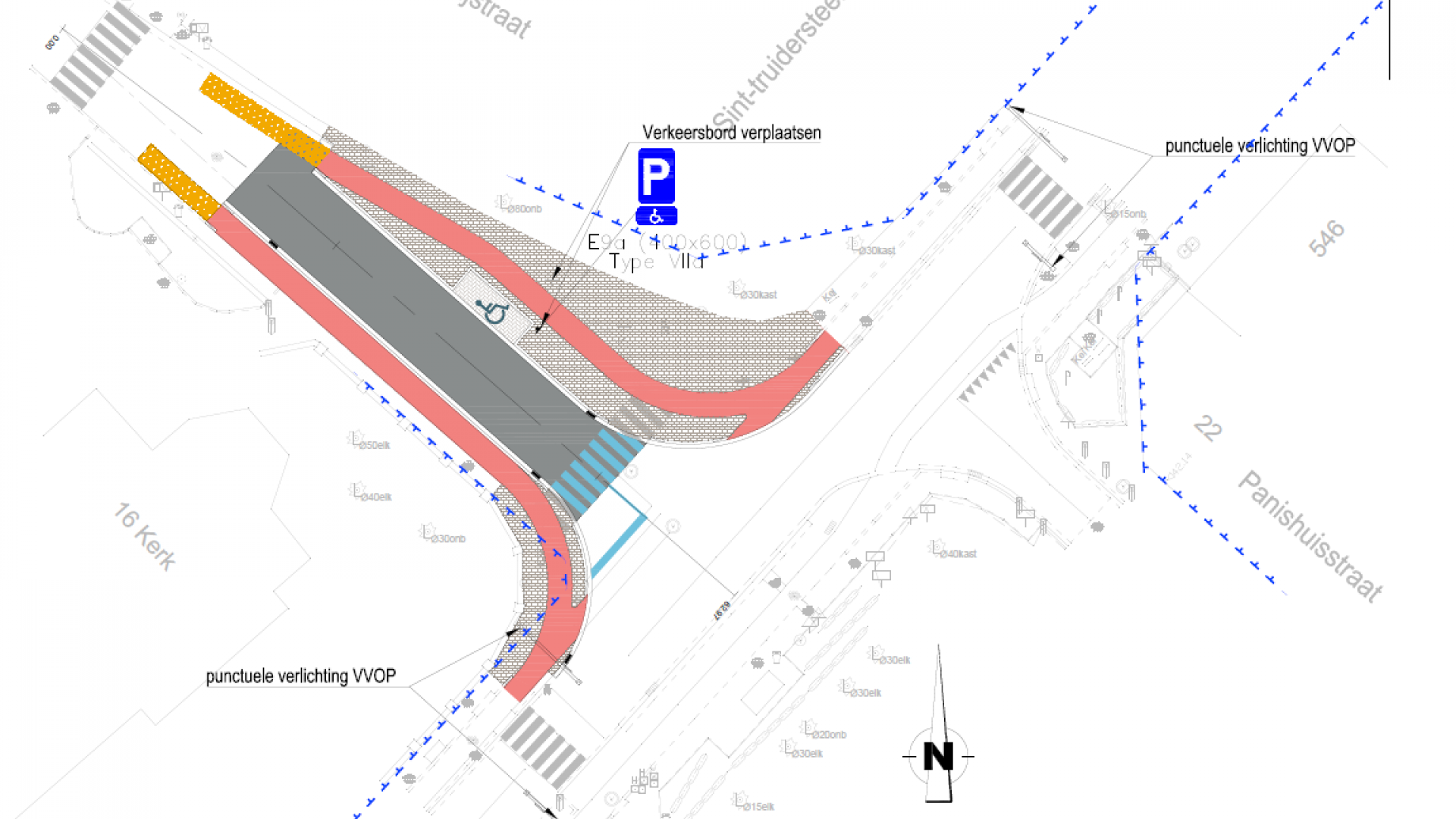 Werken kruispunt Pastorijstraat x Sint-Truidersteenweg | Wegen en verkeer